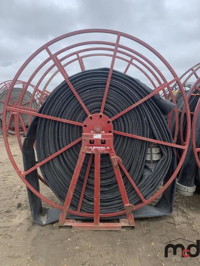 Bazooka Layflat Hose Reel w/ 10" Hose