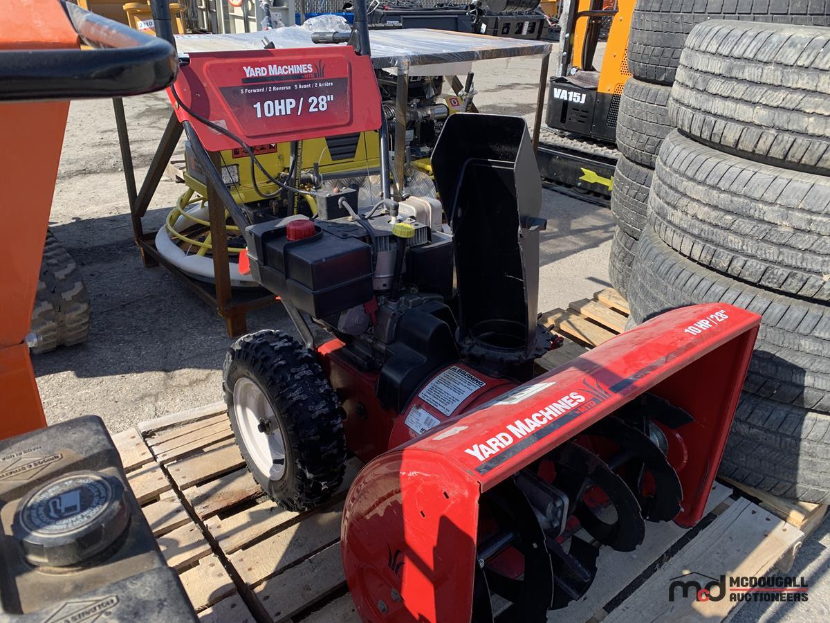 Yard Machines 10HP Snow Blower (28")