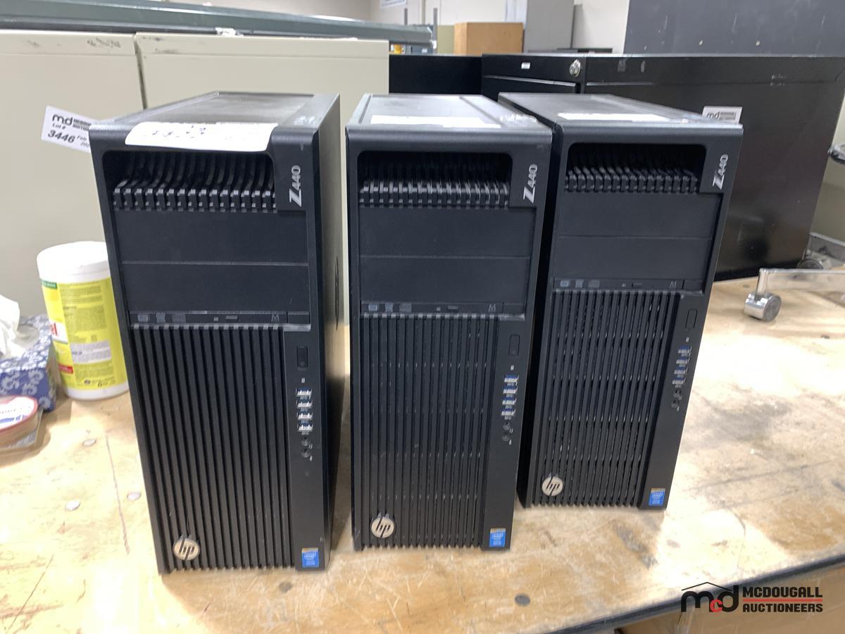 (3) HP Z440 Computers