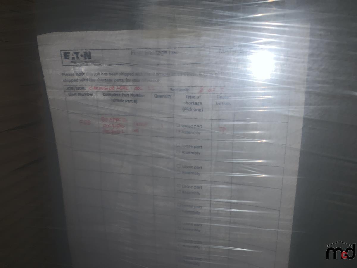 Unused Eaton Freedom Motor Control Center