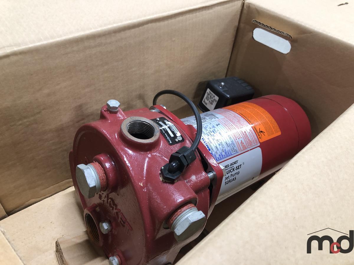 Red Jacket Quick Set Jet Pump and Breaker Box