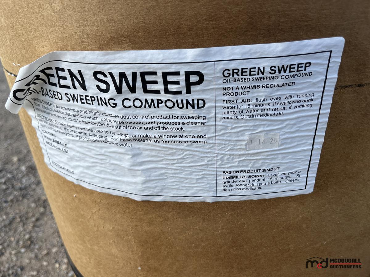Pallet of Green Sweep Oil-Based Sweeping Compound