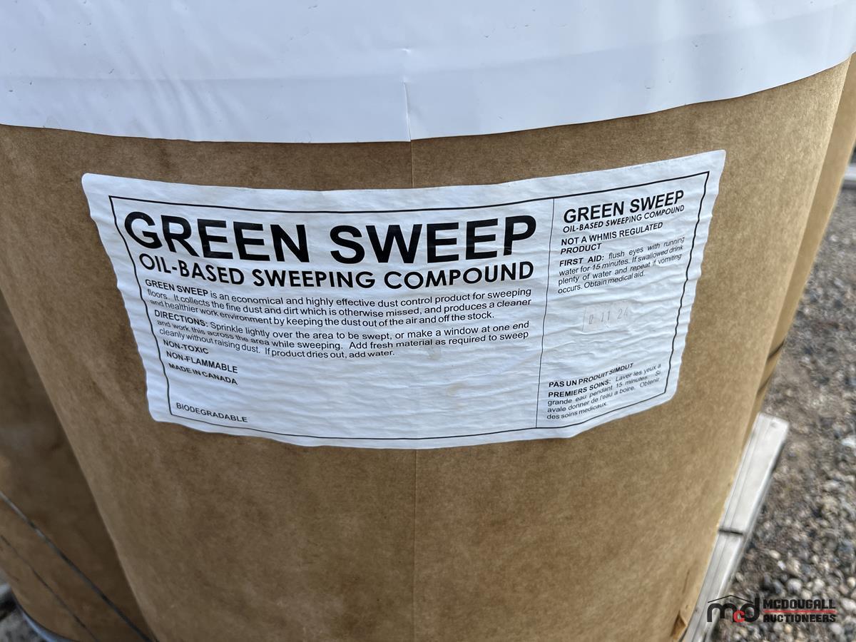 Pallet of Green Sweep Oil-Based Sweeping Compound