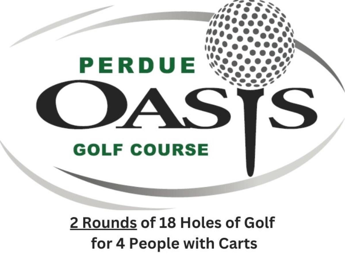 (2) Rounds of 18 Holes of Golf for (4) People w/ Carts from Perdue ...