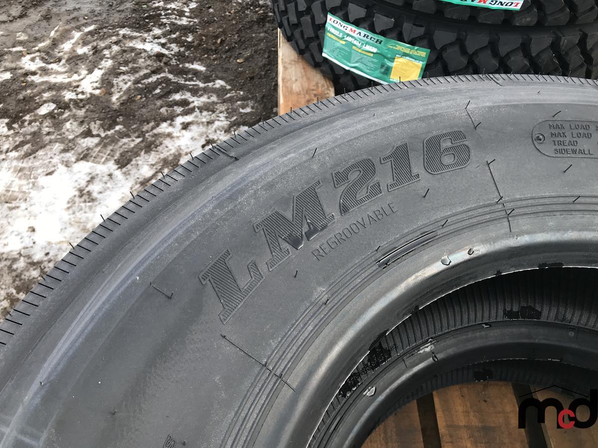 Unused Longmarch 11R24.5 LM216 Tire - Must Take 2 Times the Bid Price