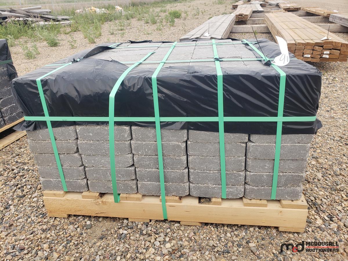 Keystone Products Roman Paver 8" x 6" x 2 3/8" Slate Coloured Patio ...
