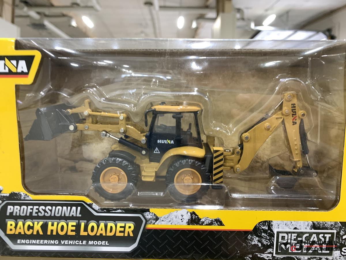 (5) Hulna Back Hoe Loader Die-Casts