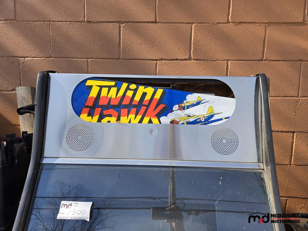 Twin Hawk Arcade Machine (For Parts)