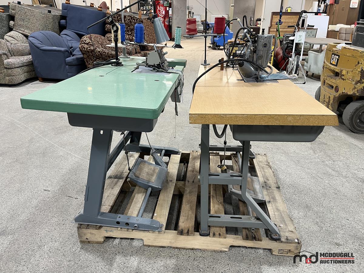 Juki MO-358 Overlock Machine & Singer 281-3 Sewing Machine