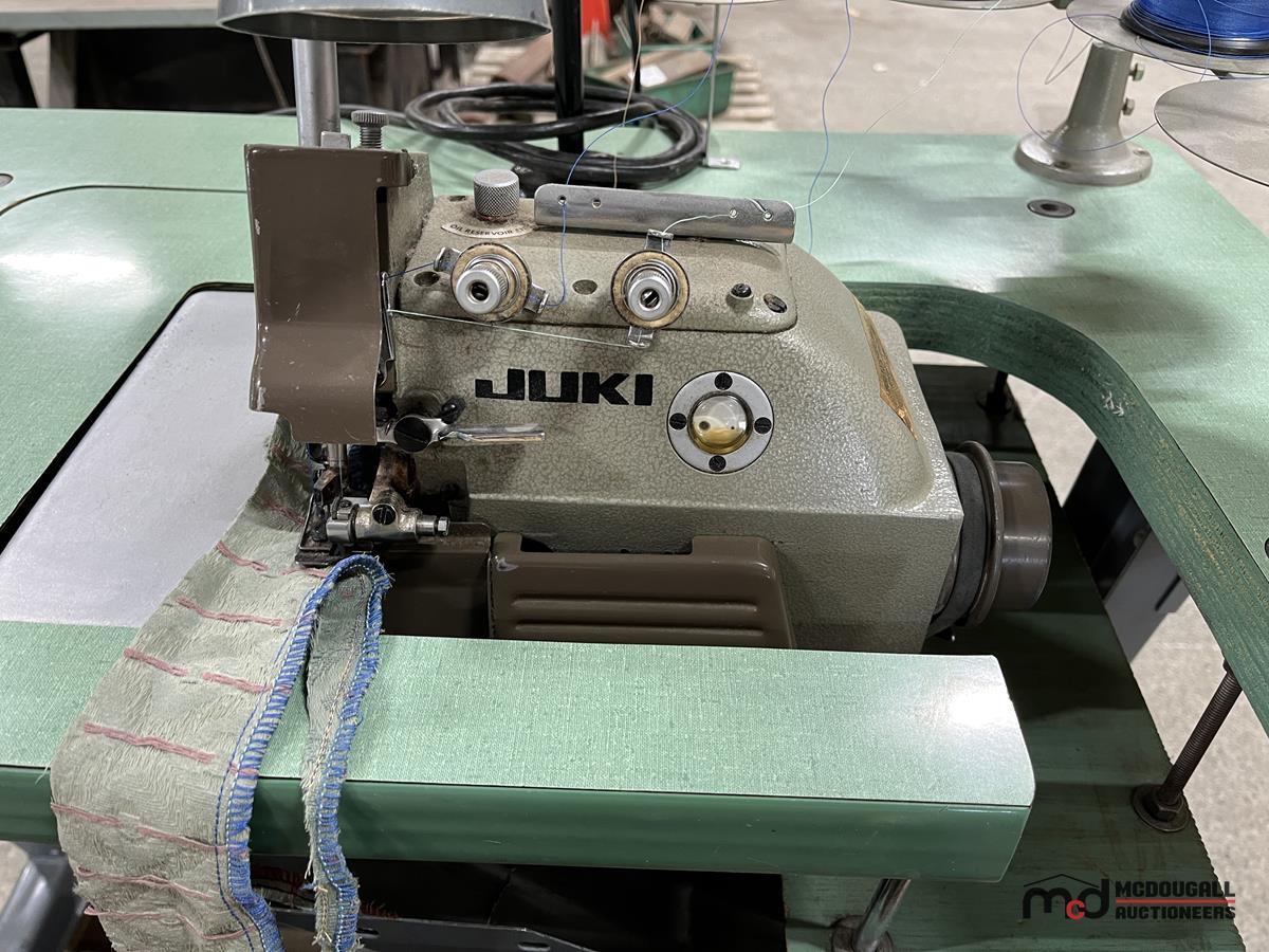 Juki MO-358 Overlock Machine & Singer 281-3 Sewing Machine