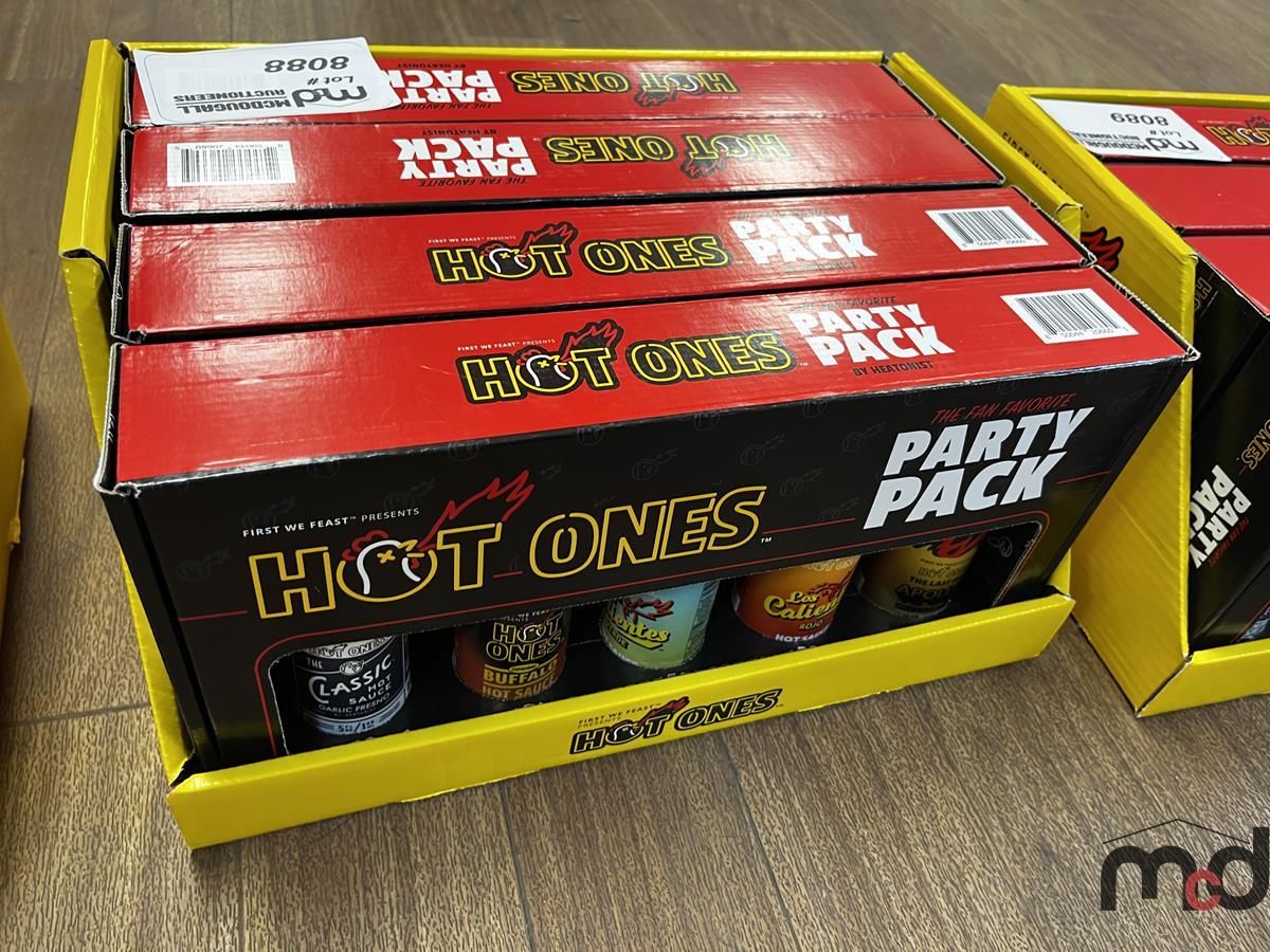 (4) Hot Ones Party Pack