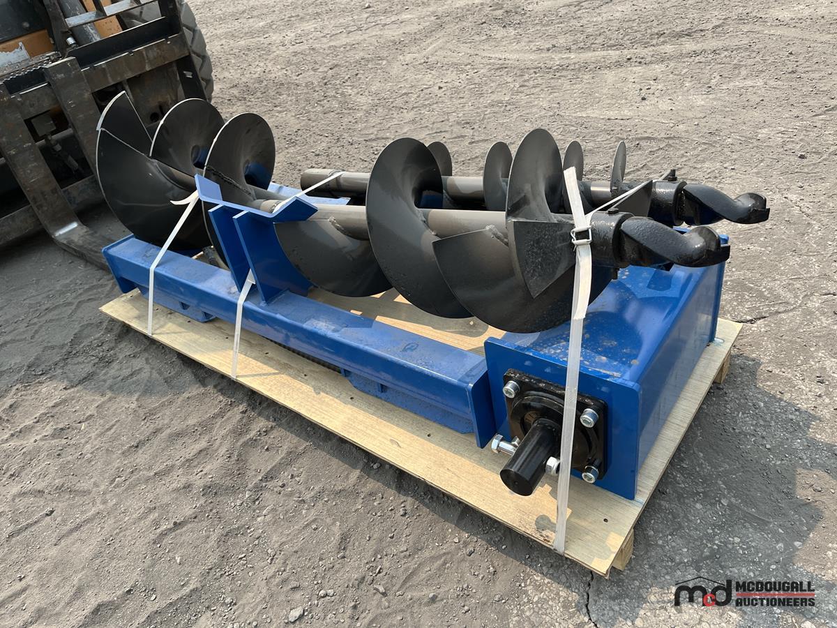 GIYI Skid Steer Auger 16", 12" & 8"