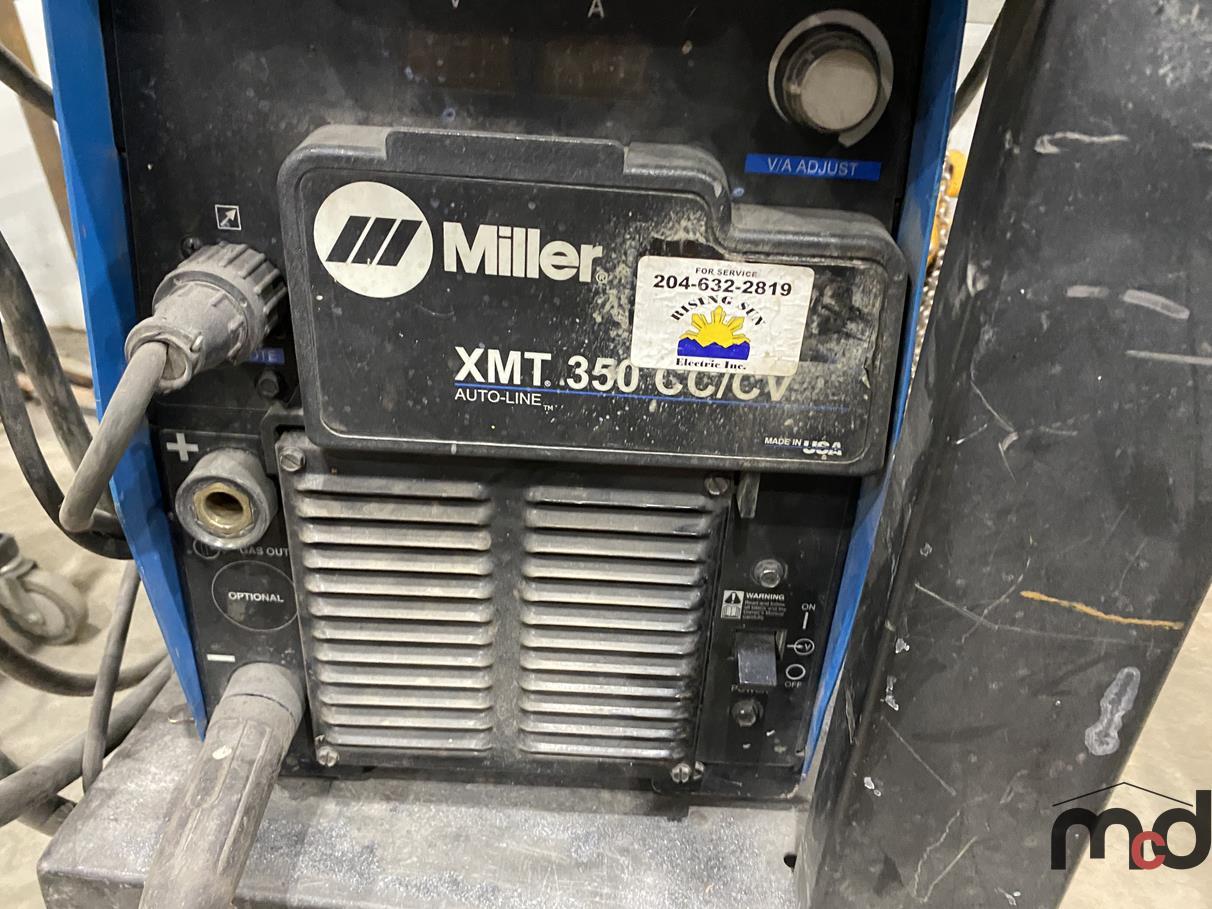 Miller XMT 350 CC/CV Welder w/ Miller Wire Feeder