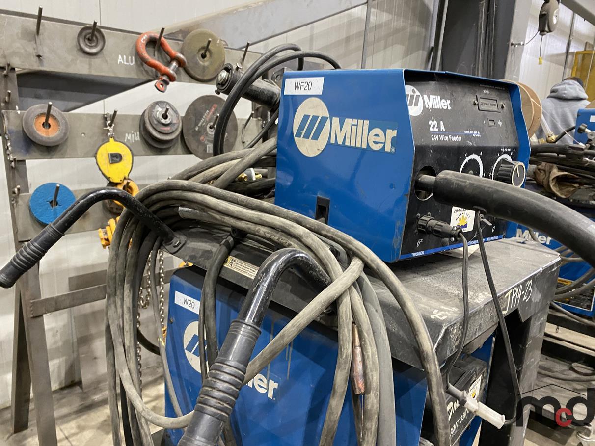 Miller XMT 350 CC/CV Welder w/ Miller Wire Feeder