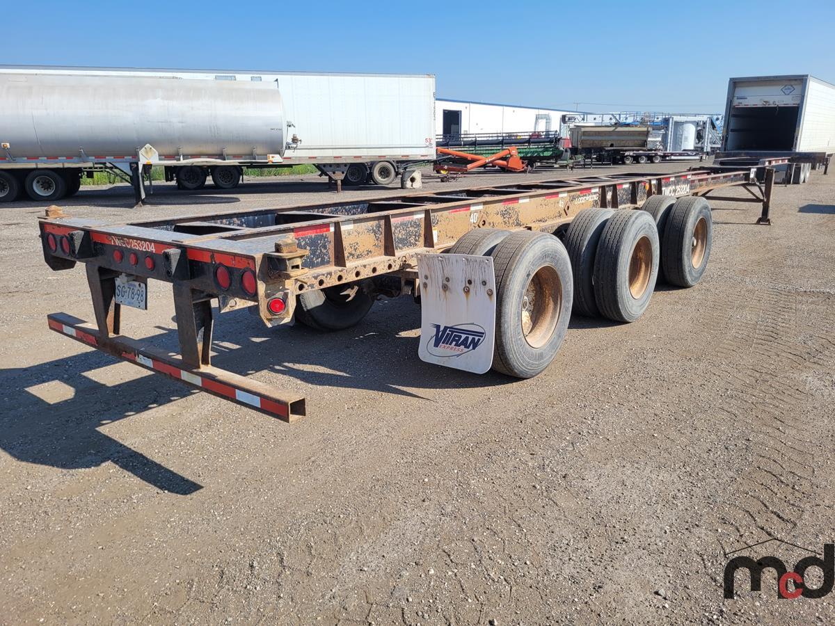 2001 Lode King Extendable Sea Can Trailer