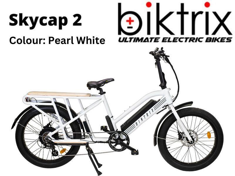 Skycap 2 Electric Bike (Pearl White) from Biktrix Saskatoon (Retail ...