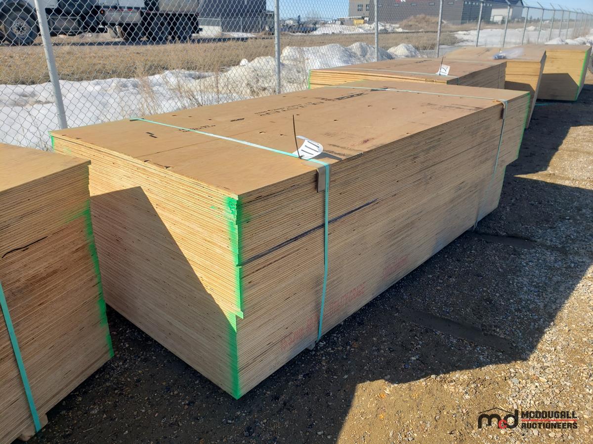 Bundle of 4' x 8' - 5/8" Utility Grade Plywood (50 Sheets)