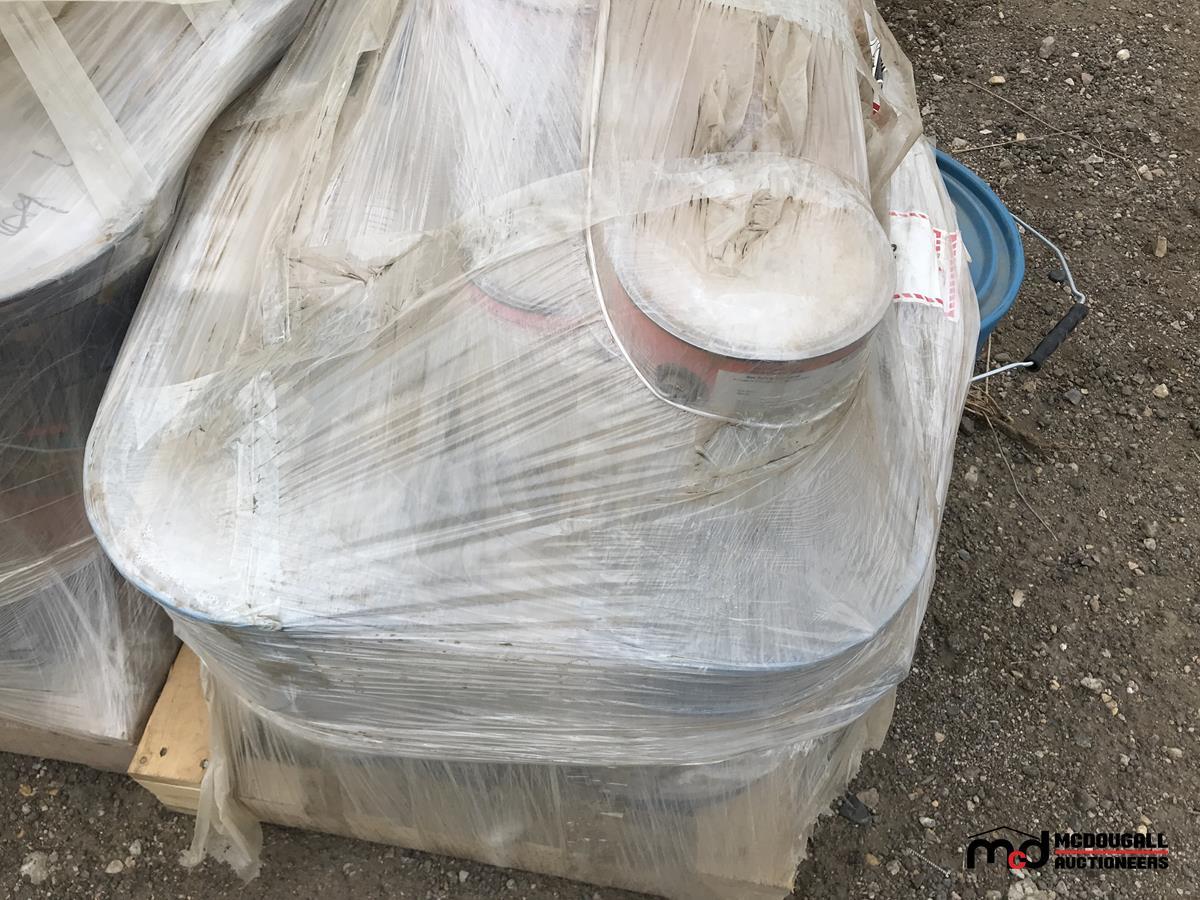 Pallet of Devoe Devthane, TNEMEC 335 Tank Armor Coating and Misc.