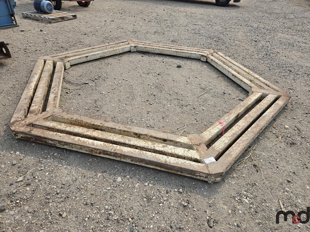 14' Hexagonal Bin Platform