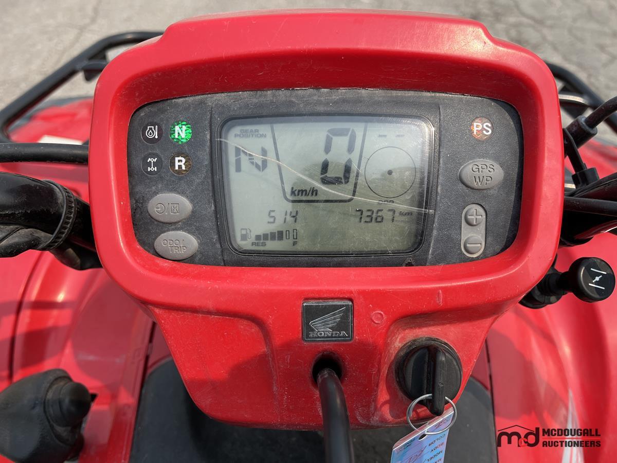 2011 Honda TRX 4x4 ATV