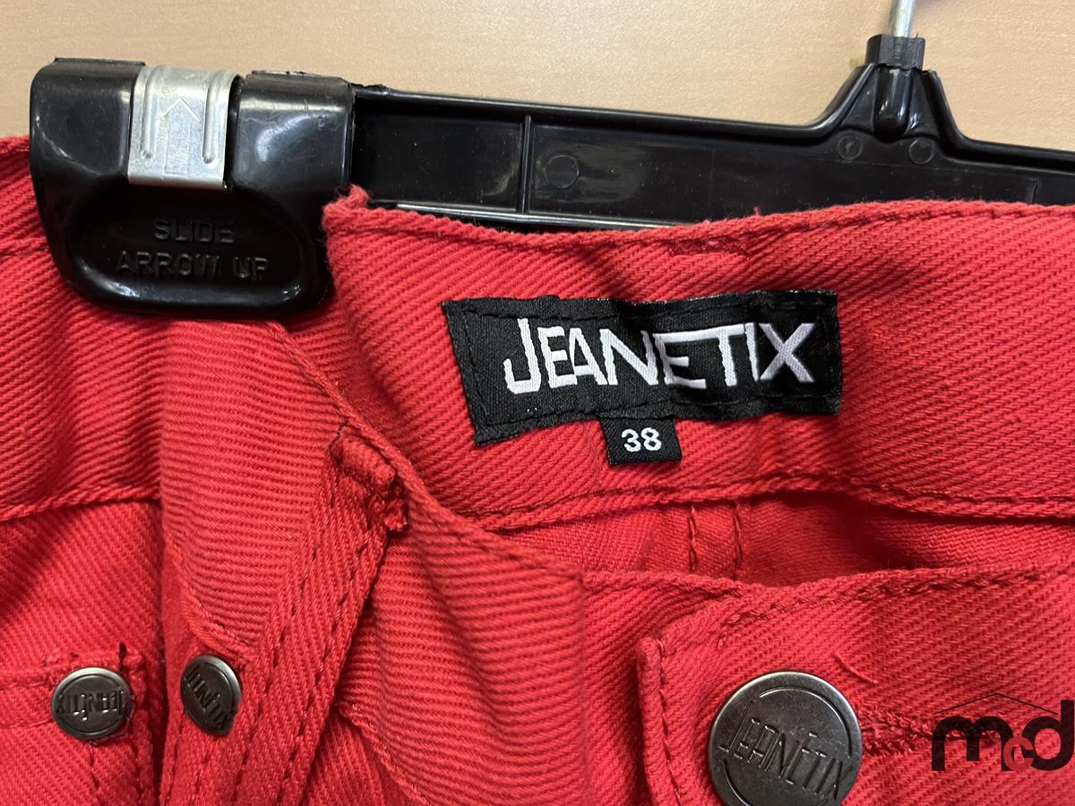 Jeanetix Red Jeans - Size 38