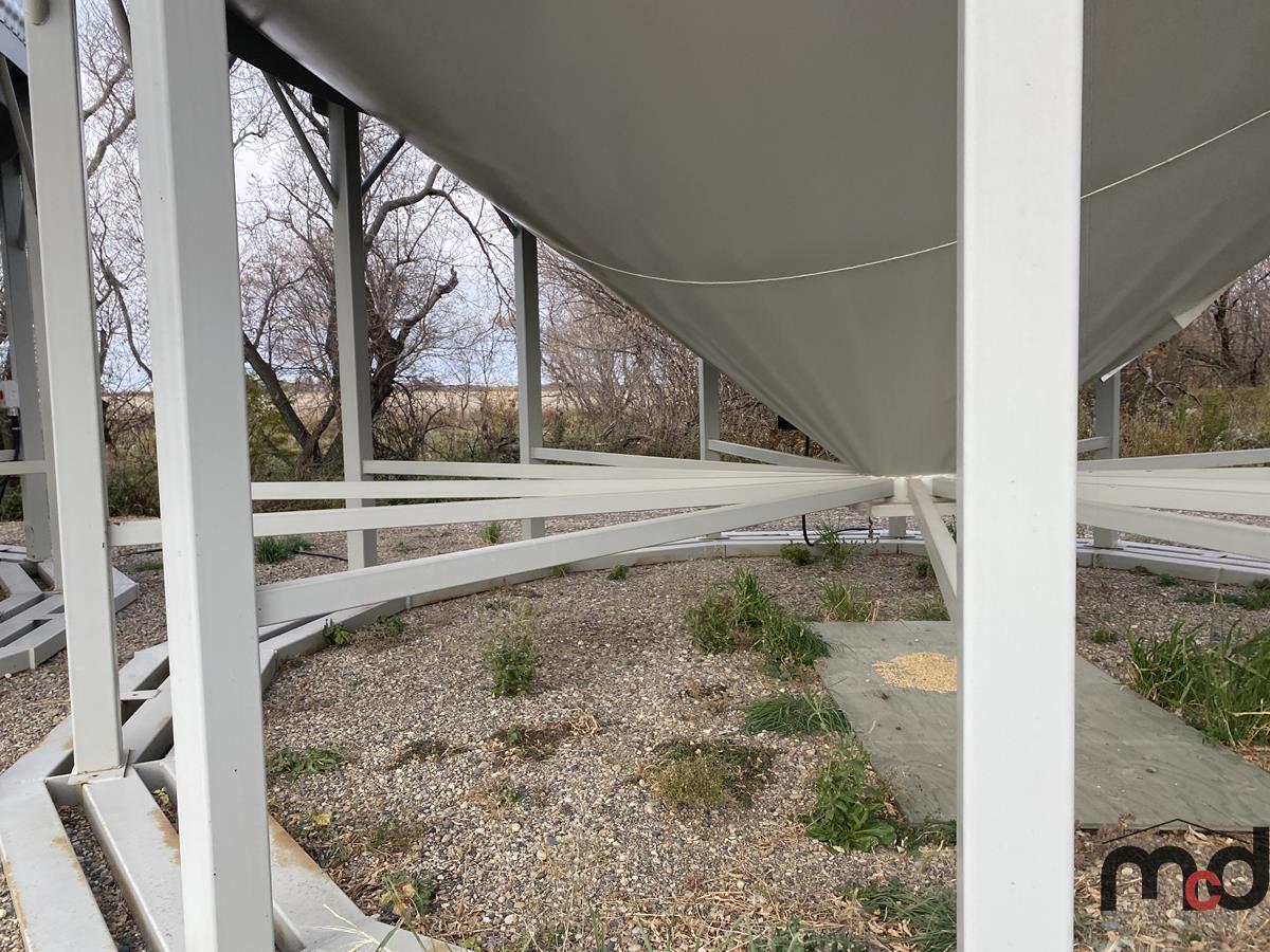 Meridian 8,500 bu 5 Ring Hopper Bottom Grain Bin