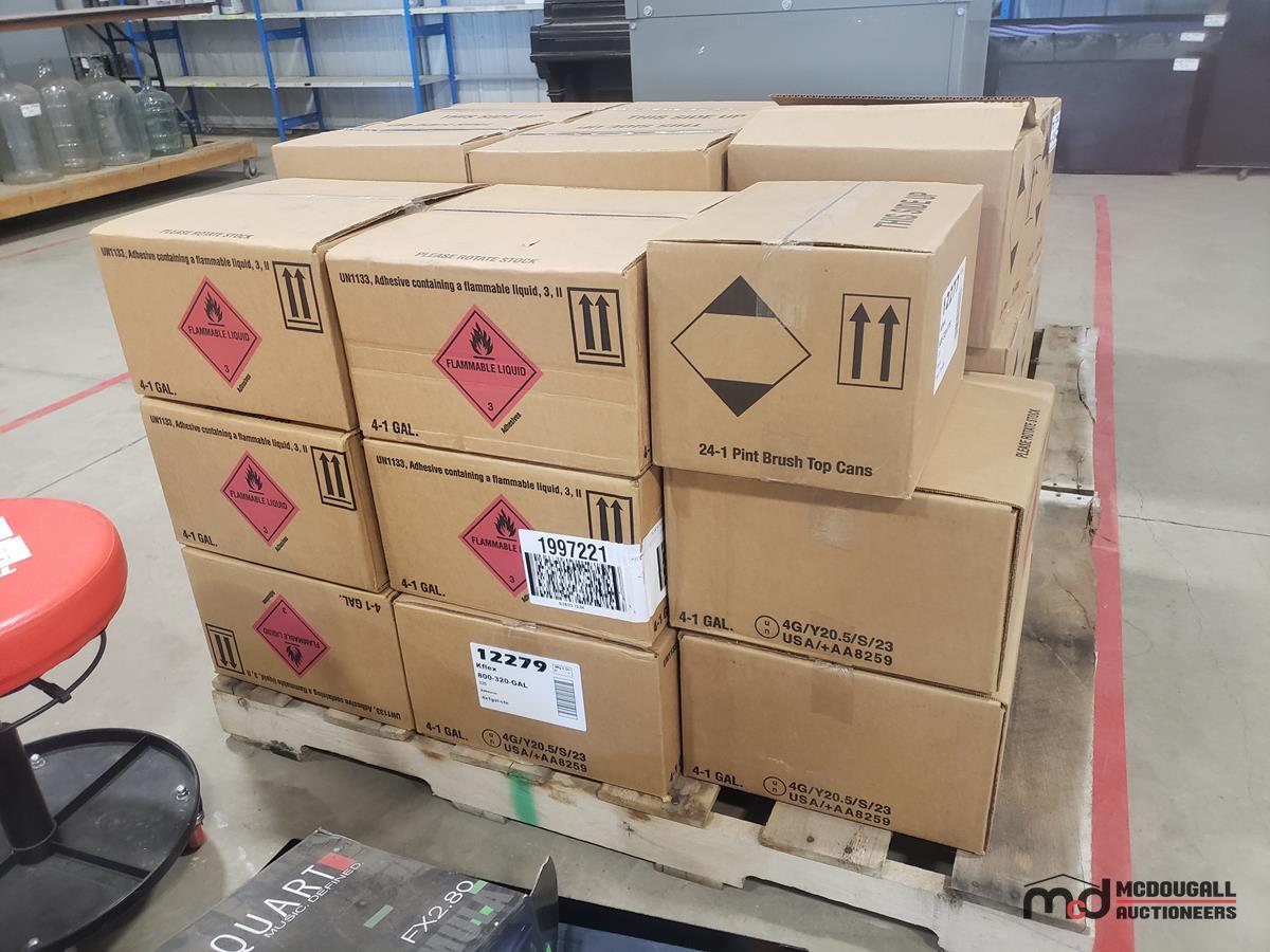 Pallet of K-Flex 320 Adhesive