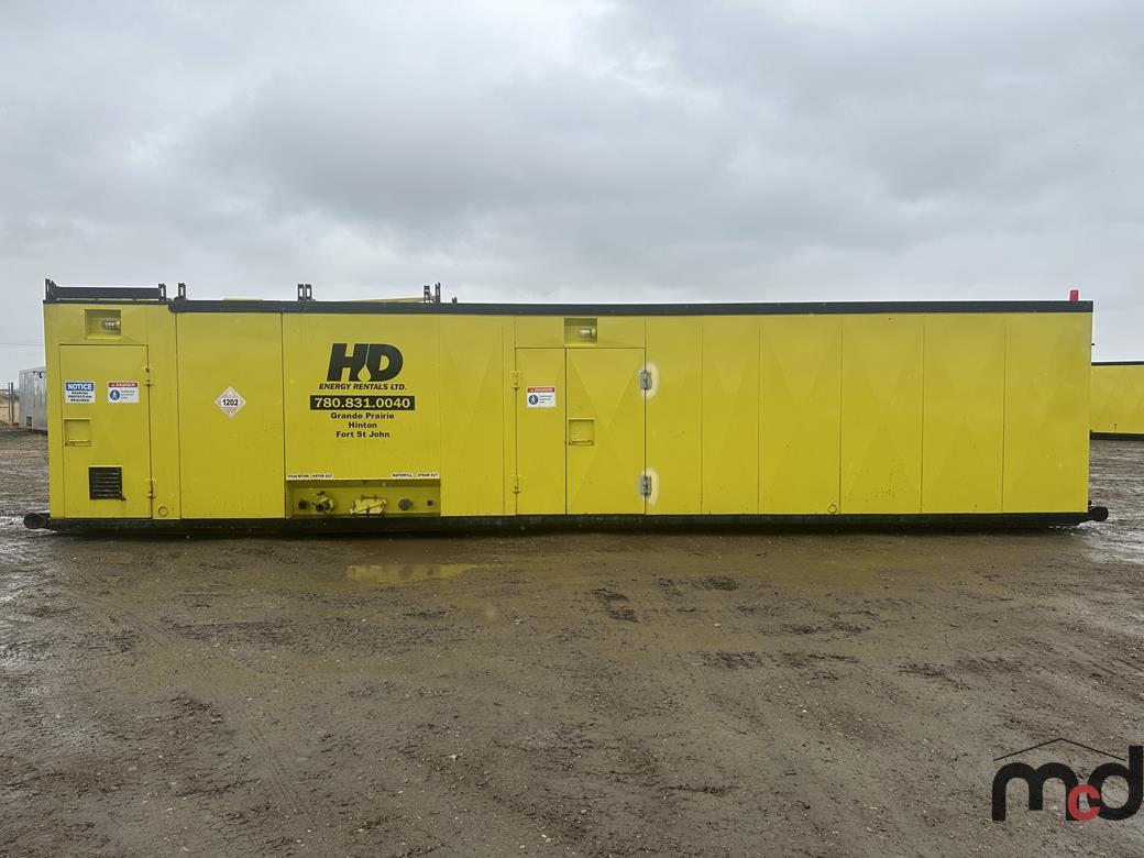 2012 Williams & Davis 125hp Enclosed Skid Mounted Boiler