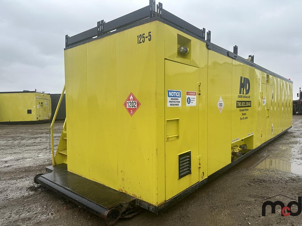 2012 Williams & Davis 125hp Enclosed Skid Mounted Boiler