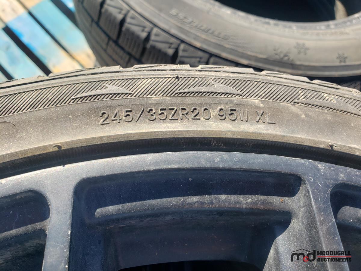 (4) Sailun Atrezero 245 / 35ZR20-95W XL Tires w/ Armed Street Rims