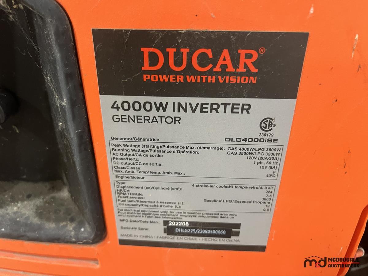 Ducar DLG4000 ISE Inverter Generator