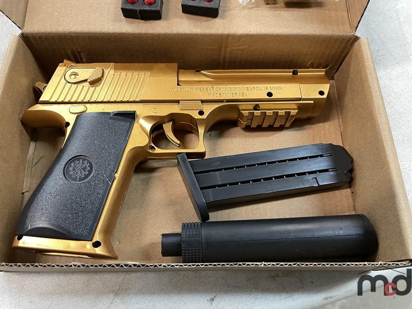 Unused Toy Foam Blaster (Gold) - Must Take 5 Times The Bid Price