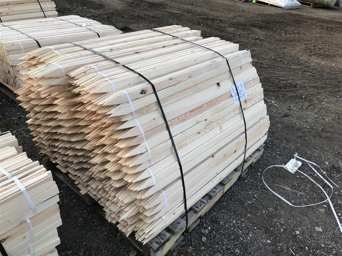 Pallet of 48" Wooden Stakes