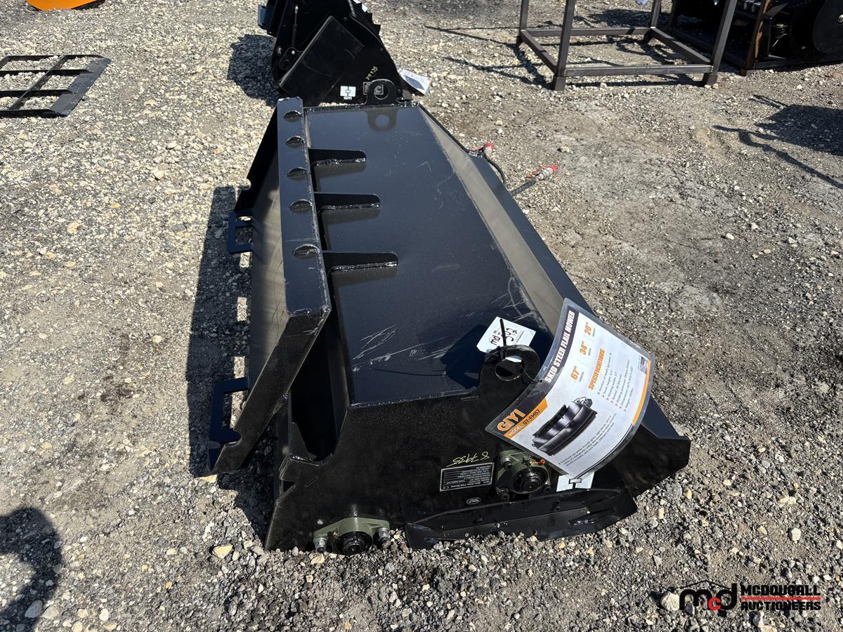 2025 GIYI GY-FM57 Skid Steer Flail Mower Attachment
