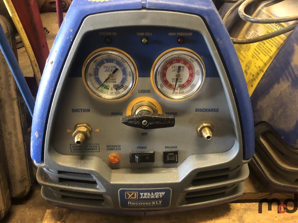 Yellow Jacket RecoverXL and RecoverXLT Oil-Less Universal Refrigerant ...
