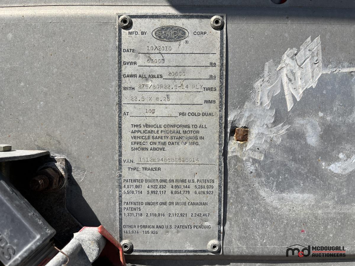 2011 Strick Corporation 53" T/A Semi Trailer