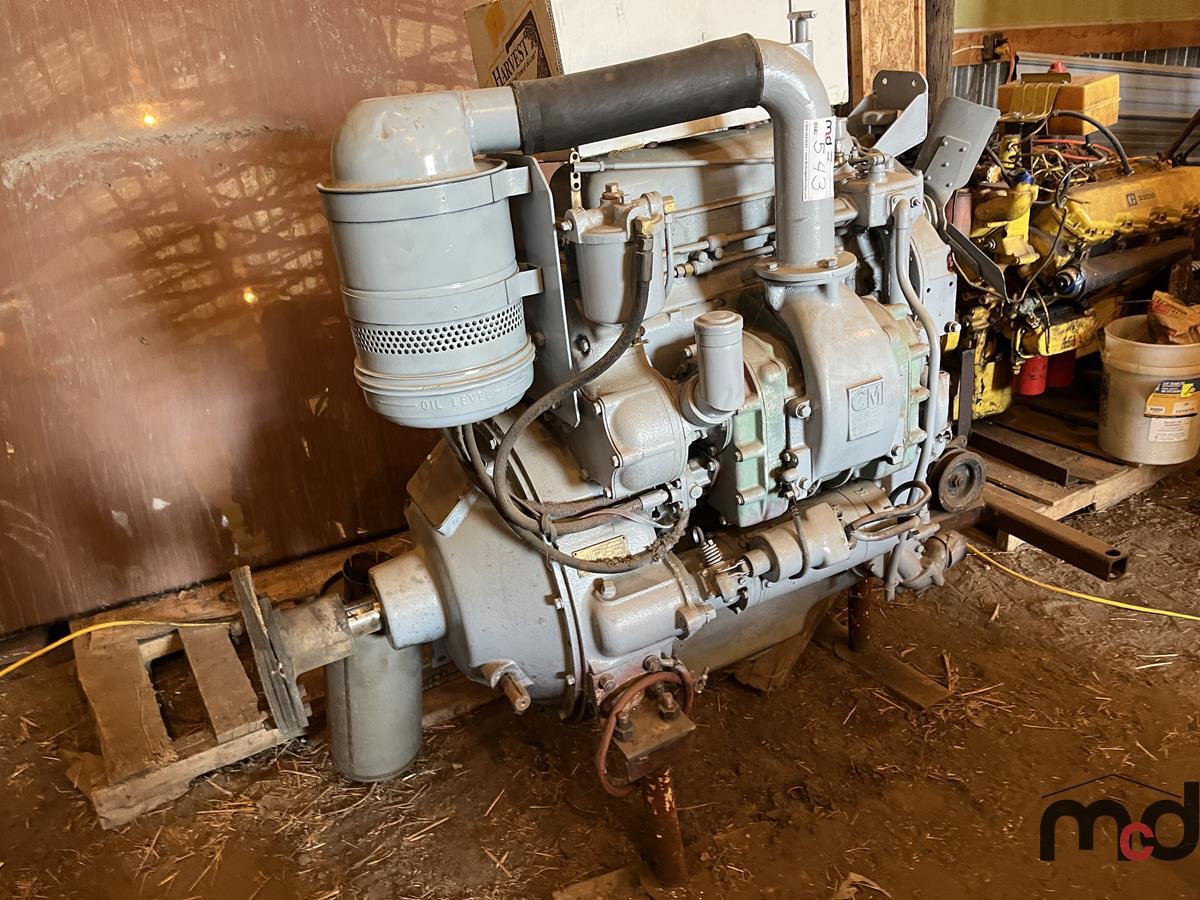 GM 371 Diesel Engine & Radiator