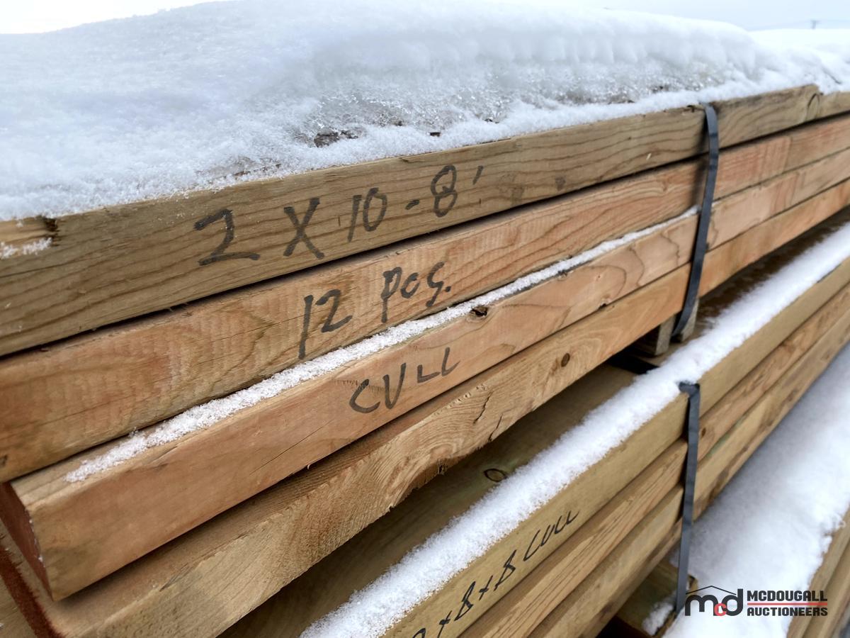Assorted Treated Cull Lumber