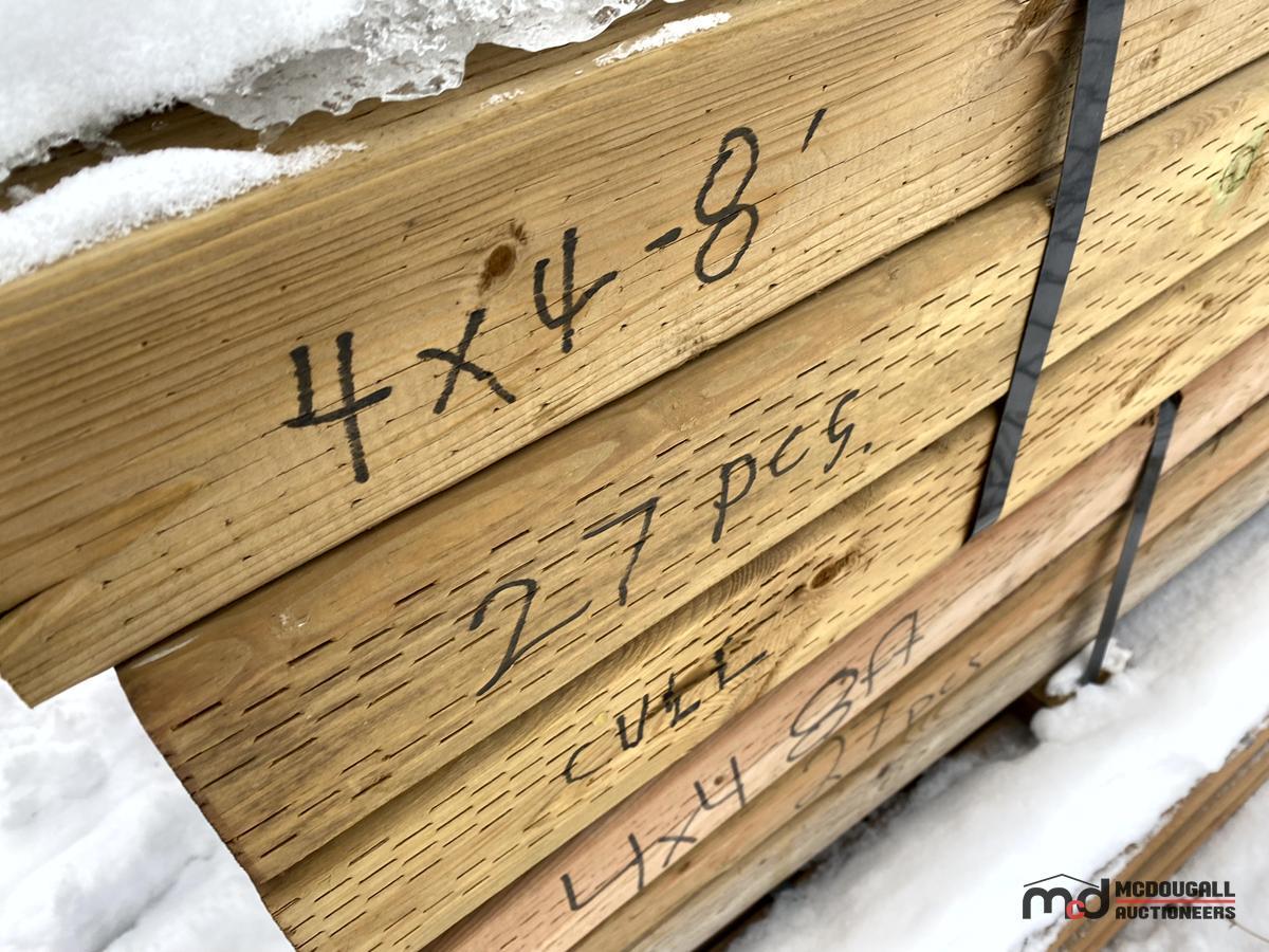 Assorted Treated Cull Lumber