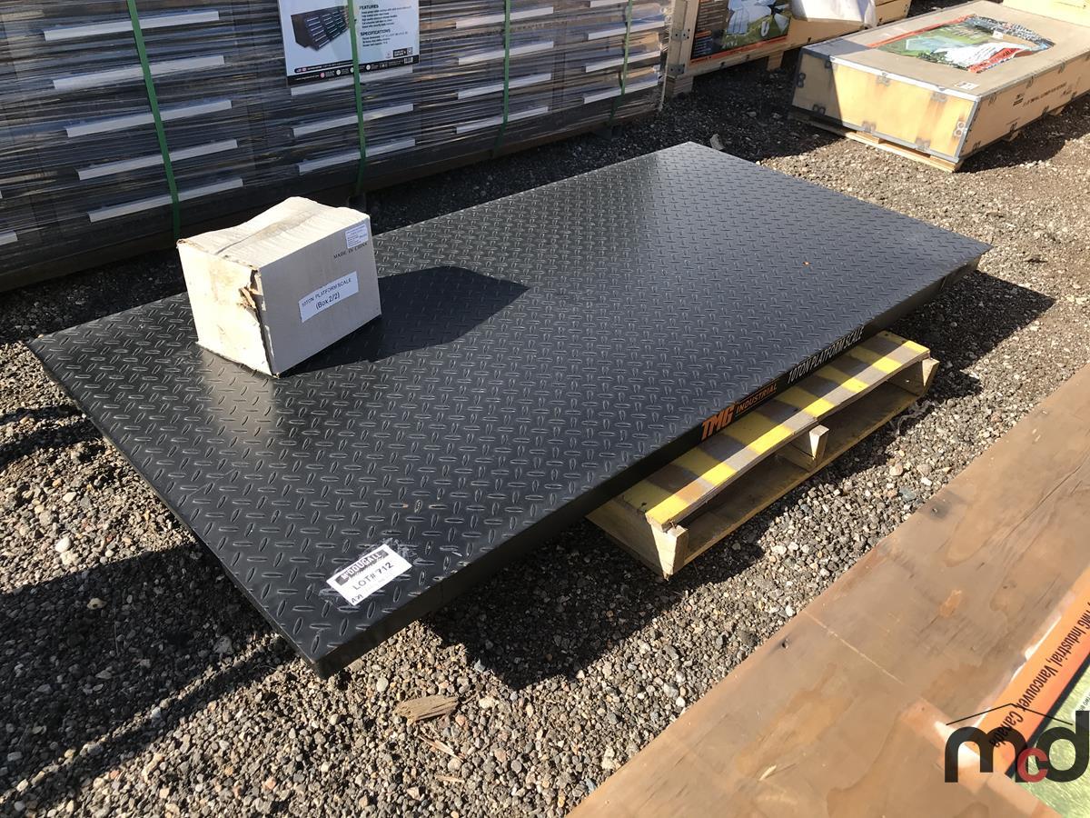Unused 10-Ton High Capacity Floor Scale with Digital Display
