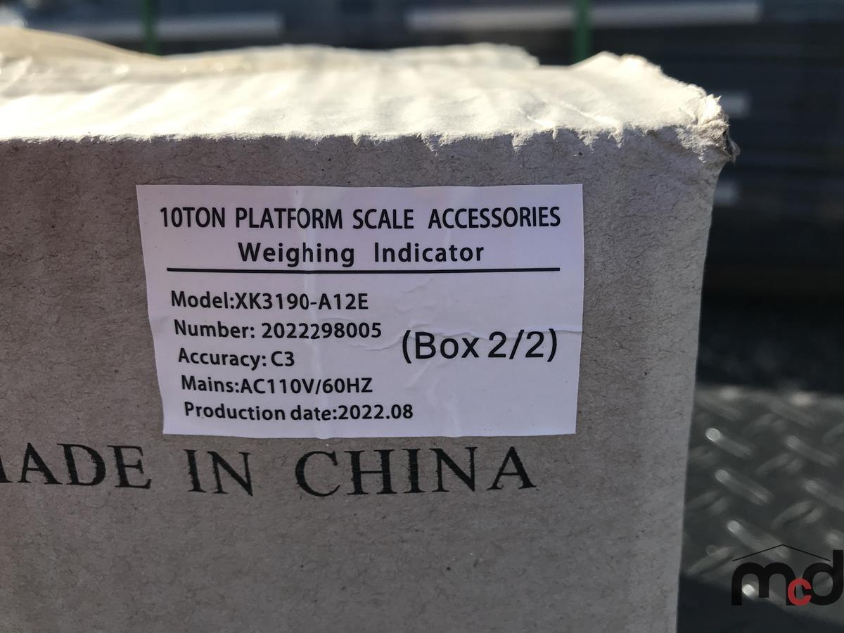 Unused 10-Ton High Capacity Floor Scale with Digital Display