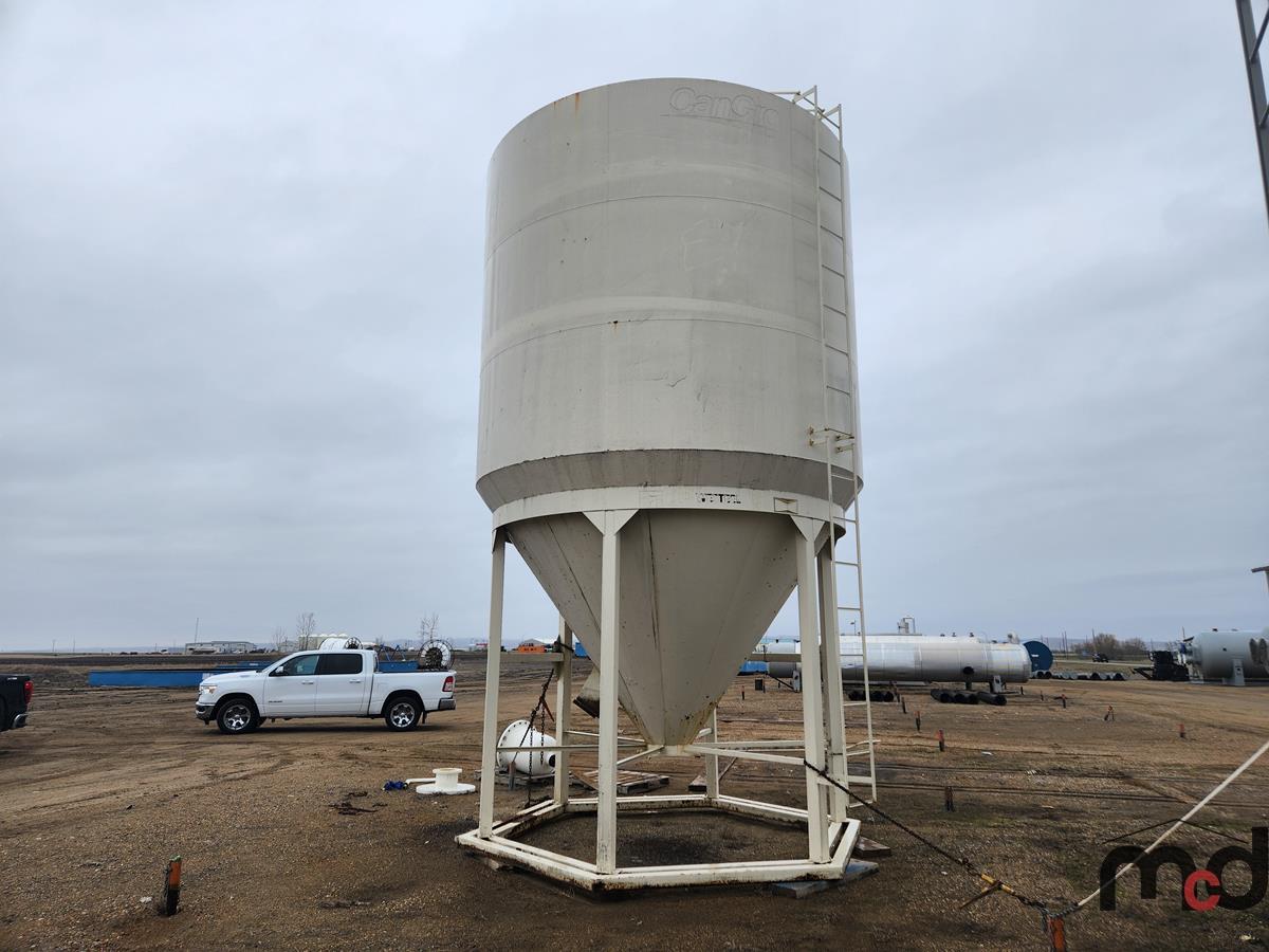 Westeel Fertilizer Bin on Hopper Cone