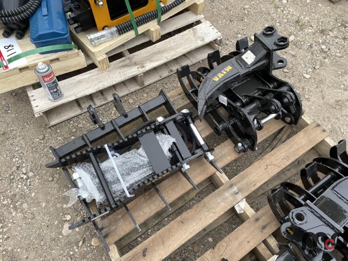 Excavator Thumb, Grapple, Rake & Ripper Attachments