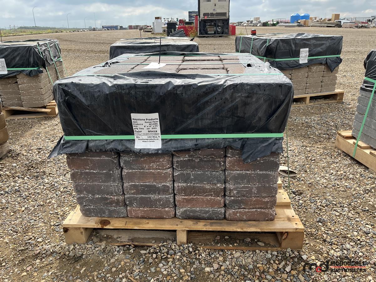 Keystone Products Roman Paver 8" x 12" x 2 3/8" Mocha Colored Patio ...