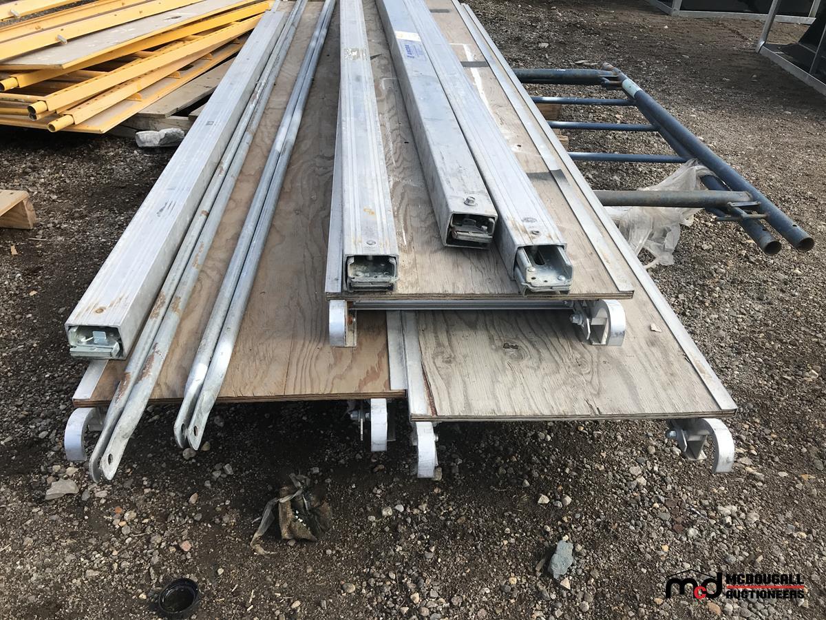 Scaffolding Frames, Beams, Ramp, Misc. Parts and Hardware