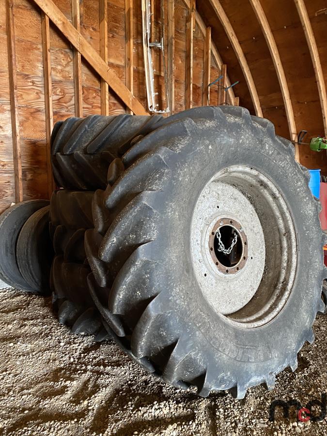 (4) Tires on Rims (650/65R38)