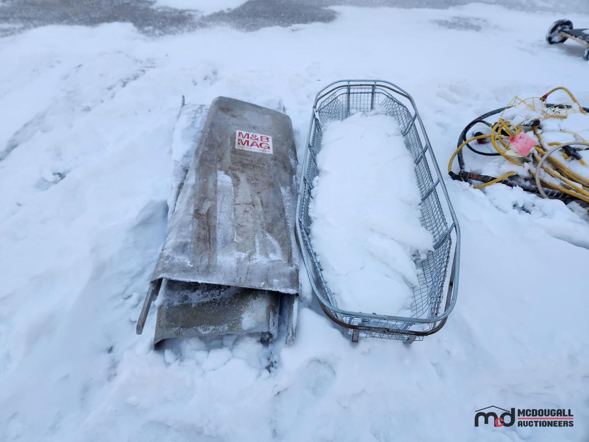 Metal Trays and Side Discharge Chute