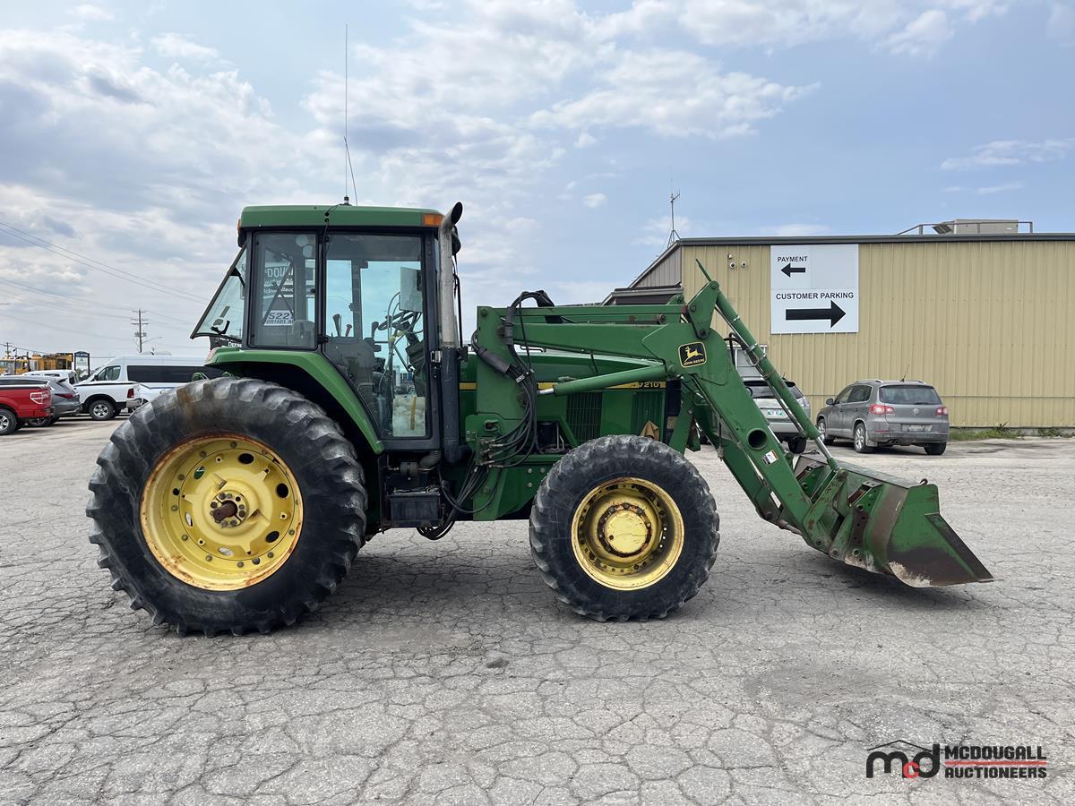 1997 John Deere 7210 Tractor w/ Front End Loader