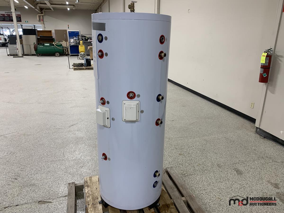 60-Gallon Indirect Hot Water Tank Stainless/Double Coil 3/4" Electric ...