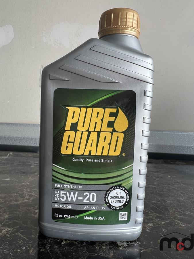 Synthetic 5W-20 Oil Pure Guard 1 Qt/946 ml Bottle - Must Take 24 Times ...